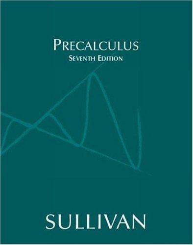 Precalculus Seventh Edition: Sullivan, Michael: 8580000480115: Amazon.com: Books