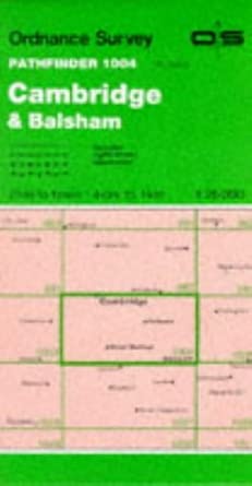 Cambridge and Balsham (Sheet 1004 (TL45/55)) (Pathfinder maps): Amazon ...