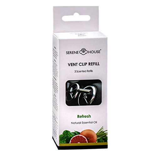 Amazon.com: Serene House Car Vent Clip Refill Sticks Box of 3 - Refresh ...