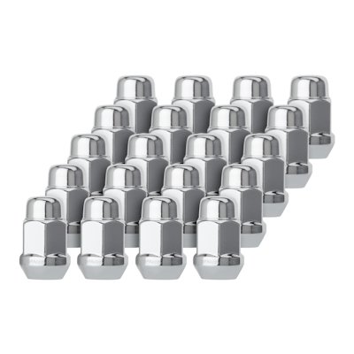 Amazon.com: DPAccessories 1/2-20 Lug Nuts Chrome - 19mm Hex Closed-End Acorn Lug Nuts ...
