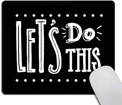 Amazon.com: Smooffly Let's do This Motivational Quote Cute Rectangle ...