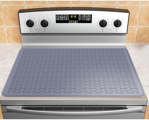 61 x 53 cm Induction Hob Protector Mat, Large Ceramic Hob Stove Cover ...
