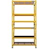 Amazon.com: DEWALT 4-Foot Tall, 3 Shelf Steel Wire Deck Industrial ...