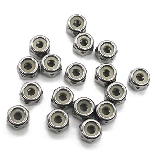 Snapklik.com : Fullerkreg 6-32 Nylon Insert Hex Lock Nut