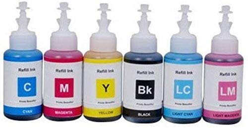 Kataria Refill Ink for Epsonn L1800 Ink Tank Printer - 6 Colors - 70 ML ...
