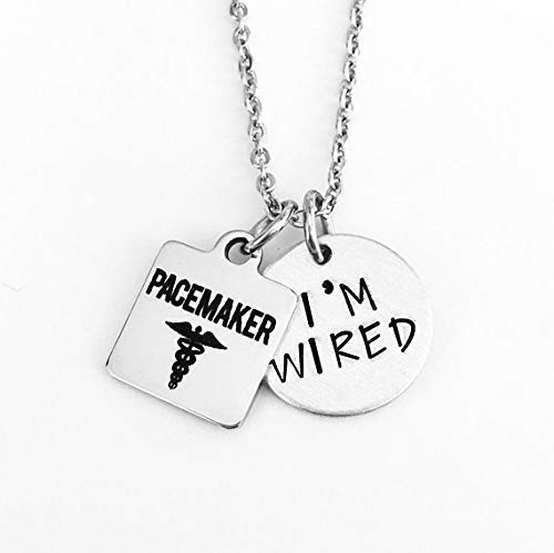 Amazon.com: Pacemaker Necklace Medical Alert Heart Patient Medical ...