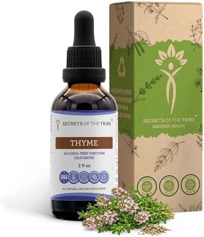Amazon.com: Secrets of the Tribe Thyme Alcohol-Free Liquid Extract ...