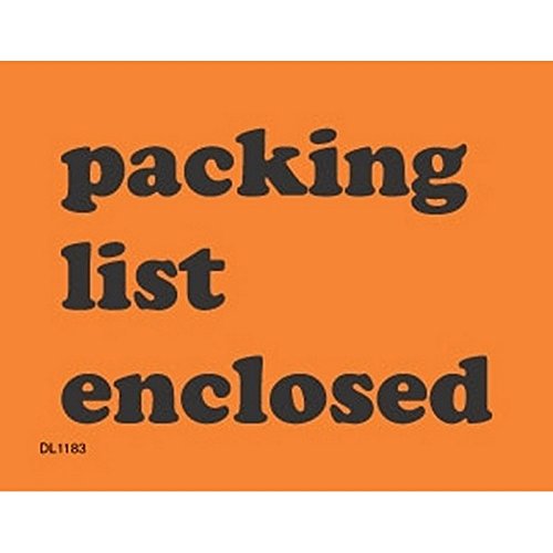 3" x 4" Packing List Enclosed Labels (500 per Roll) : Amazon.in ...