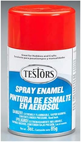 Amazon.com: Gloss Bright Red Spray Testors Enamel Plastic Model Paint ...