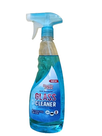 DAZZLEKARE GLASS CLEANER 500ml (Pack of 2-500ml Glass Cleaner) : Amazon ...
