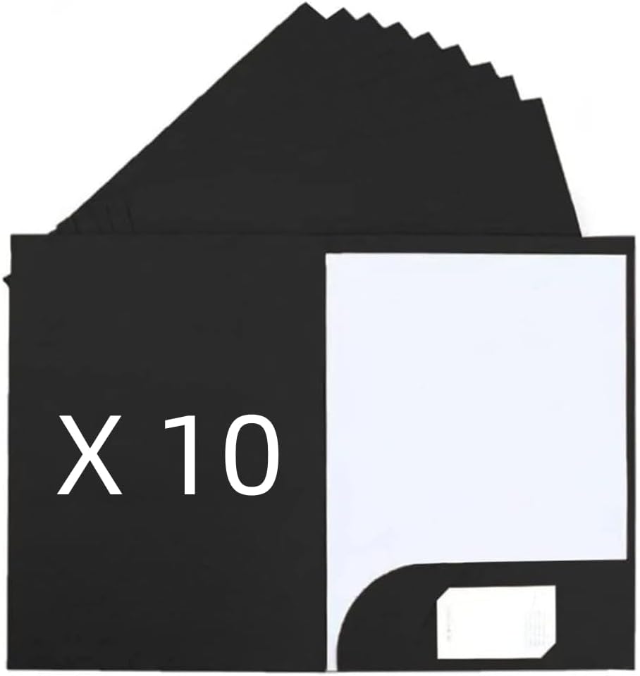 Corporate & Presentation White Matt Presentation Folders A4 Size (Pack ...