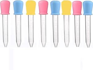 Amazon.com: 8PCS Liquid Droppers and Reusable Plastic Pipettes Transfer ...
