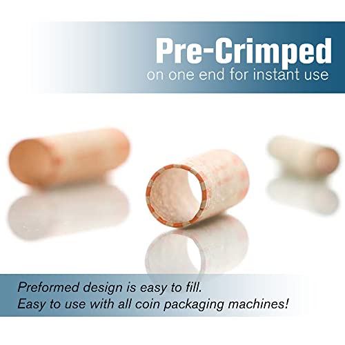 Snapklik.com : Preformed Coin Wrappers 1000 Nickel Coin Rolls Nest ...