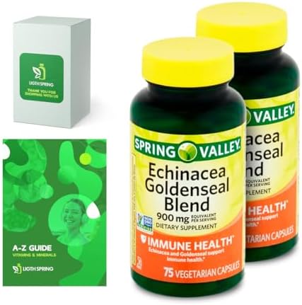 Amazon.com: Echinacea Goldenseal Blend Dietary Supplement, 900 mg, 75 ...
