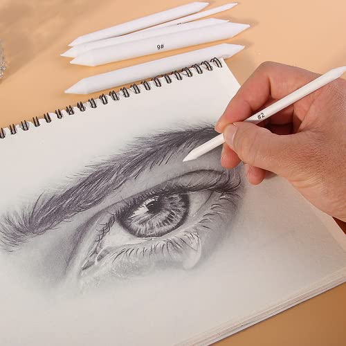 12 Pcs Blending Stump Paper Tortillon Set Double Ended Art Blender ...