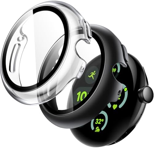 JETech Case with Screen Protector for Google Pixel Watch 3/2/1, Built ...