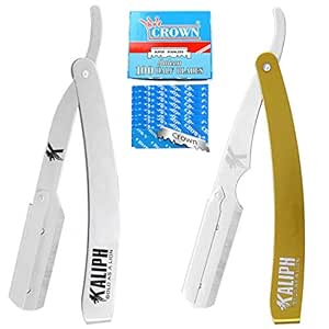Amazon.com: Kaliph Professional Straight Razor - Premium Pack of 2 ...