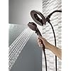 Amazon.com: Delta Faucet 5-Spray In2ition 2-in-1 Dual Shower Head with ...