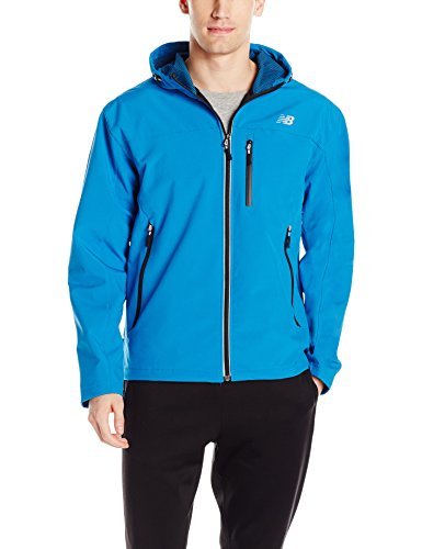 Buy new balance Men's Soft Shell Bonded Hooded Jacket, Bolt, Large at ...