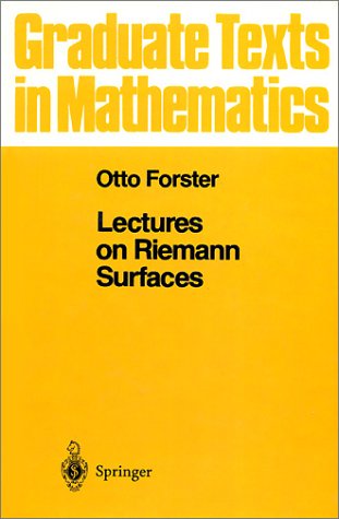 Amazon | Lectures on Riemann Surfaces (Graduate Texts in Mathematics ...