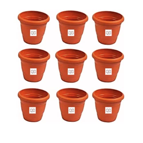 Quality Basket UV Treated Plastic pots for Plants/Flowers.Gamla (Set of ...