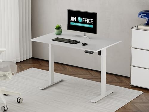 White Mulberry Motorized Height Adjustable Desk | Ergonomic Design ...