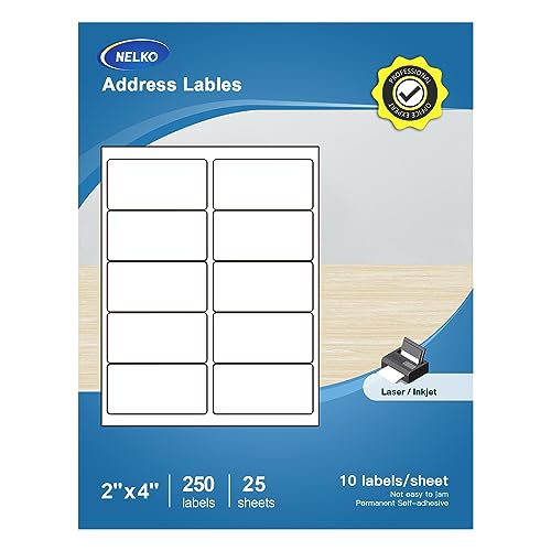 Snapklik.com : Address Labels, 2 X 4 NELKO Shipping Address Labels For ...