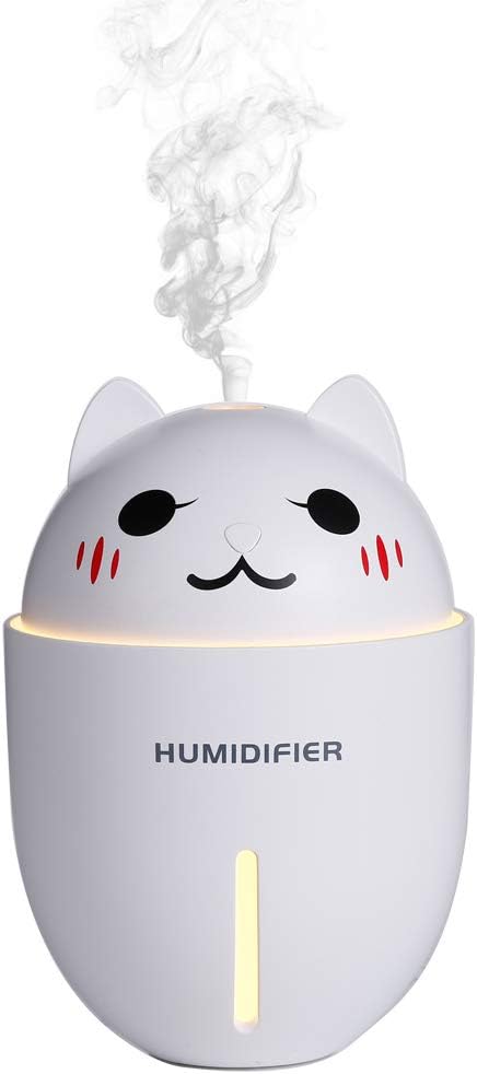 Amazon.com: TACY Cute Kitty 3 in 1 320mL Air Humidifier+Cooling Fan+ ...