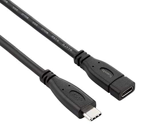 Amazon.com: Ruaeoda USB C Extension Cable, 1.5ft Type C Extension Gen 2 ...