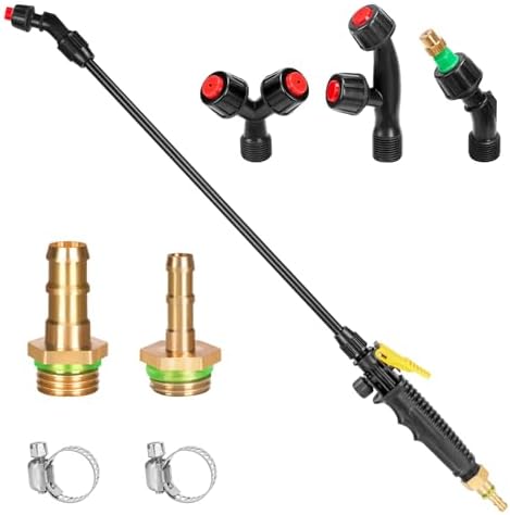 Amazon.com: Pump Sprayer Wand with 3 Types of Nozzles, Fan Nozzle ...