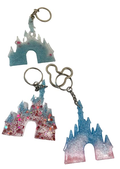 Amazon.com: Disney Castle Key Chain Luggage Tag | JnJ Convention ...