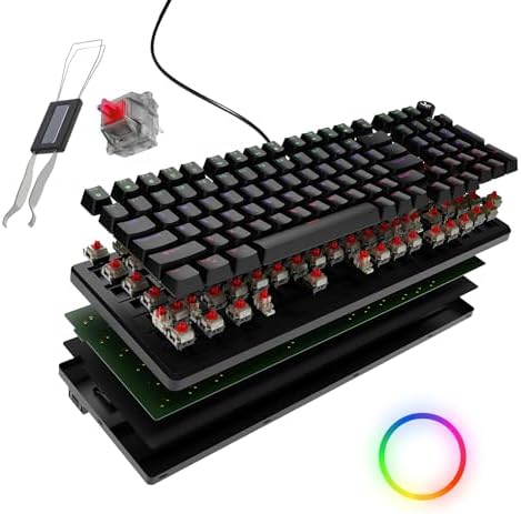 Amazon.in: Buy Cosmic Bytes CB-GK-34 Firefly Hot Swappable Per-Key RGB ...