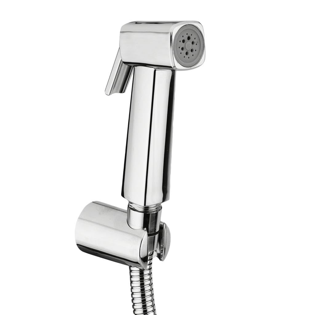 AMBAV Square Health Faucet with Braided 1.0 Meter Flexible Hose Pipe ...