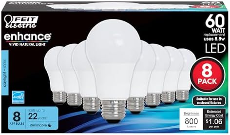 Feit Dimmable LED 5000K Daylight 4-Pack (100W Replacement) 17.5W ...