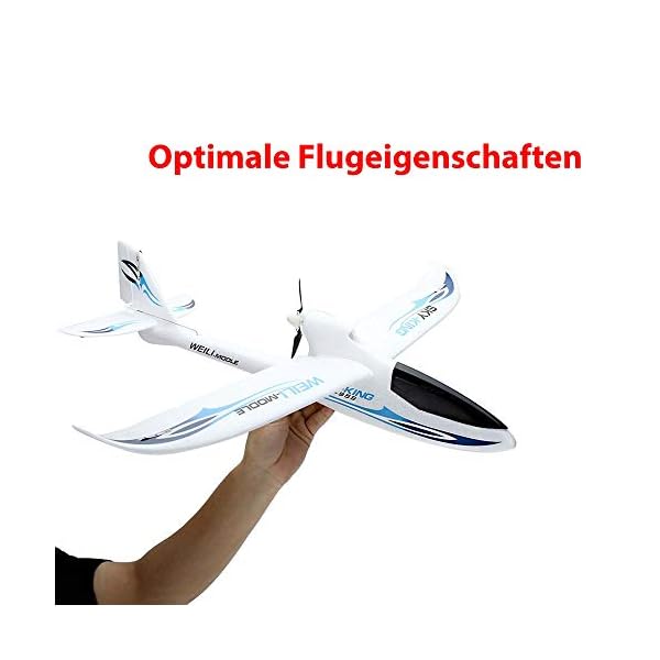 3-Kanal 2.4GHz RC ferngesteuertes Segelflugzeug, optional erweiterbar ...