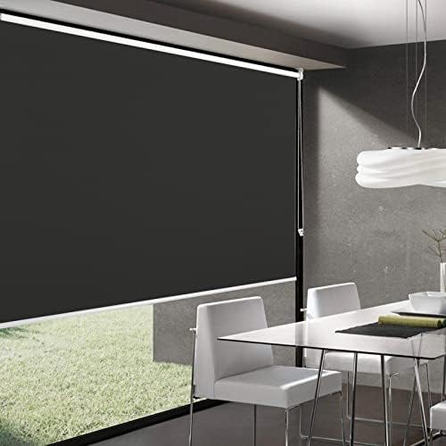 Amazon.com: Joydeco Black Sheer Zebra Cordless Blinds for Windows 70 ...