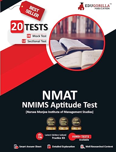 NMAT 2023 (NMIMS Management Aptitude Test) - 8 Full Length Mock Tests ...