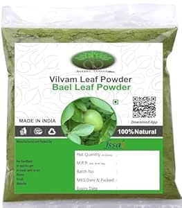 NEERAJ - Bilva Leaf Powder - Bael Leaf - Bilva Patra - Bel - Aegle ...