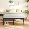 Amazon.com: UNITED FLAMES 18 Inch Metal Bed Frame, Platform Bed Frame ...