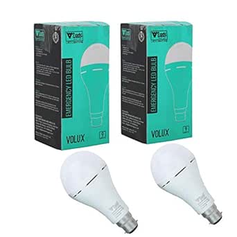 Buy Veto EMB 9 Watt B22 LED Volux Emergency Bulb Pack Of 2 (VLVEB_07 ...
