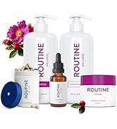 Amazon.com : Routine Wellness Shampoo and Conditioner Set and Hair ...