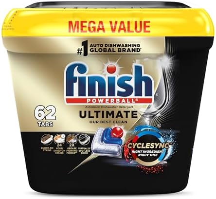 Amazon.com: Finish Ultimate Infinity Shine Dishwasher Pods, No Pre ...