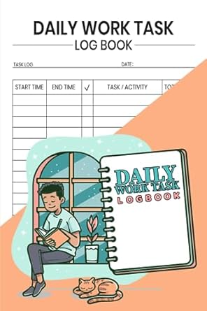 Amazon.com: Daily Work Task Log Book: Time Management Tracker for ...