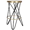 Amazon.com: Safavieh Lorna Counter Bar Stool, Black/Gold : Everything Else