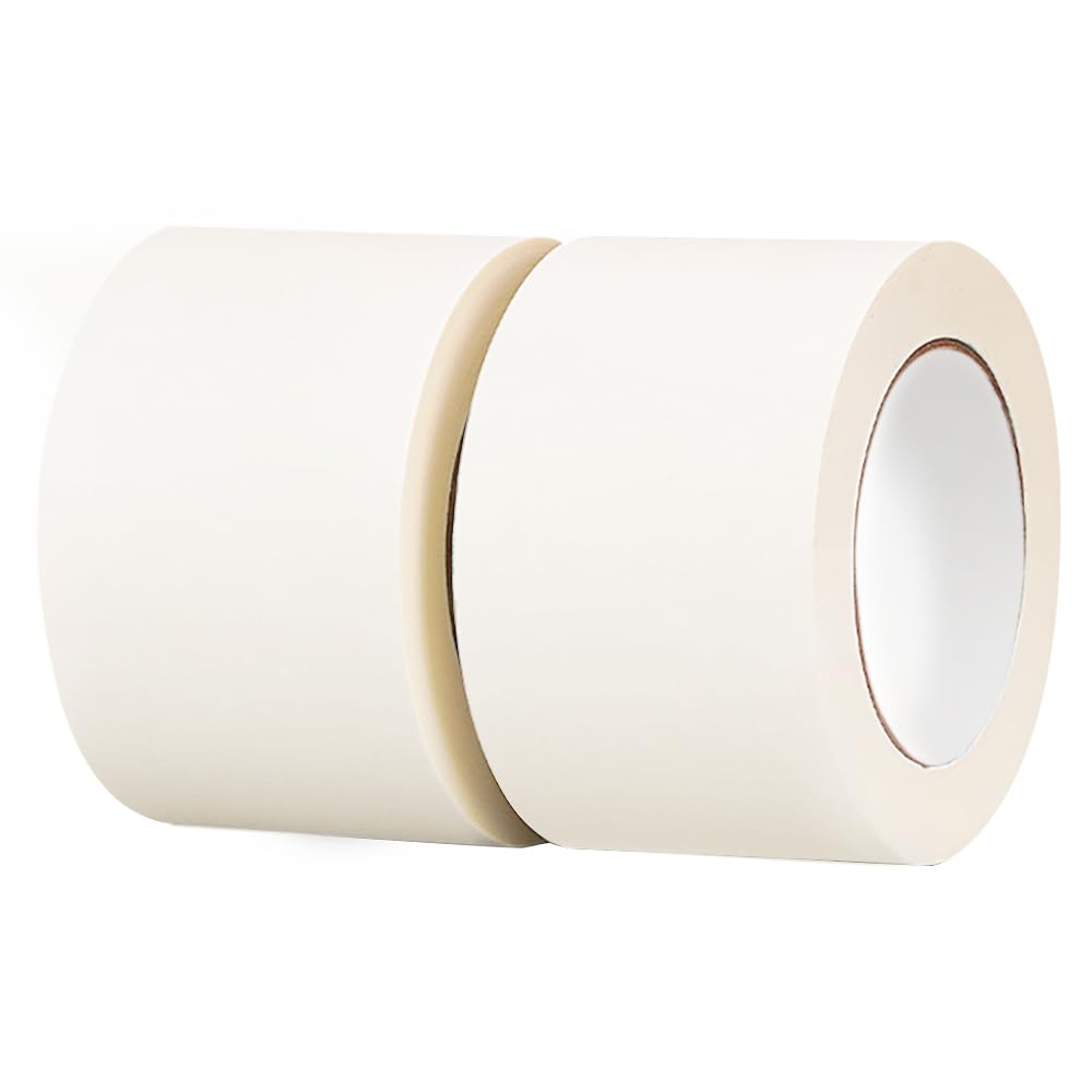 HEYSTYLE Masking Tape 3 Inch x 55 Yard (75mm x 50m) - 2 Rolls, No ...