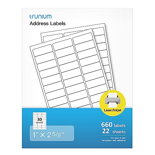 Snapklik.com : Address Labels, 1 X 2-5/8 Shipping Address Labels For ...