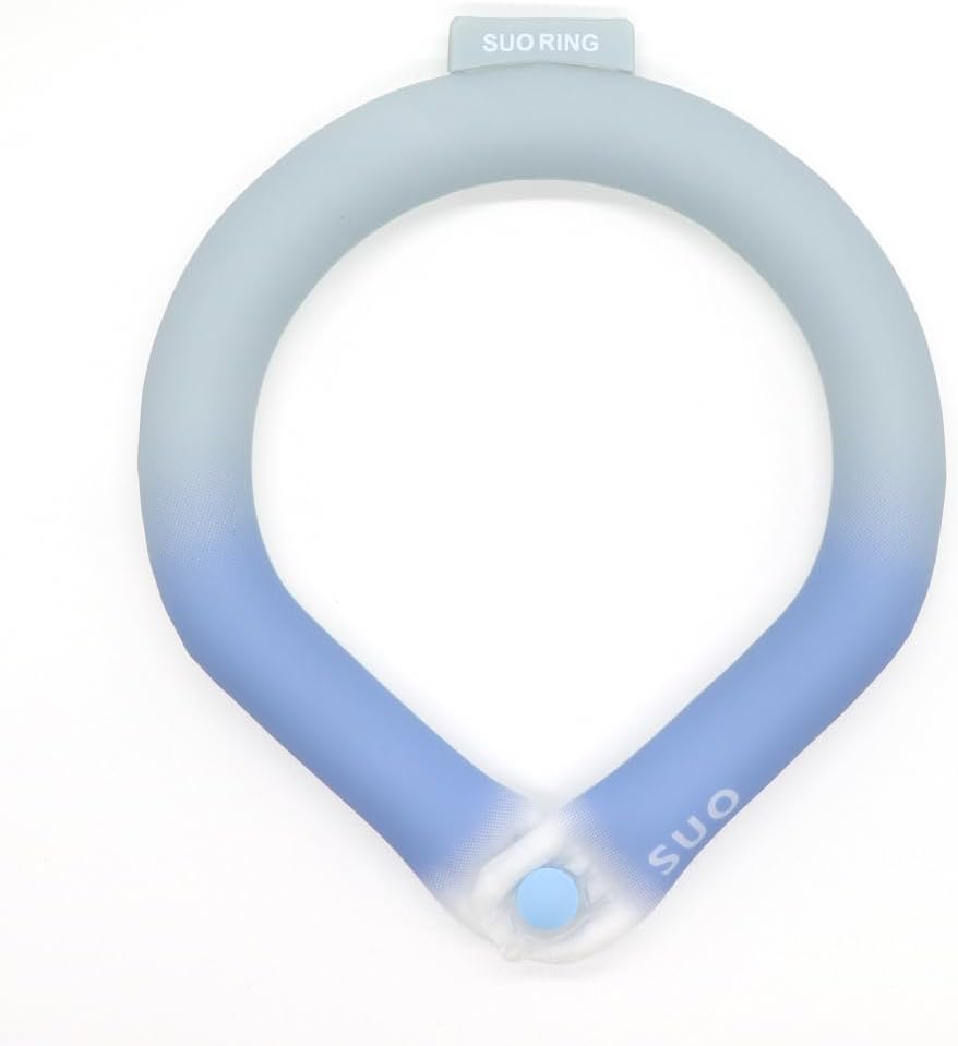 Amazon | 【SUO】SUO RING for dogs 18°ICE ボタン付 犬用 SSB セレストブルー | SUO | 首輪 ...