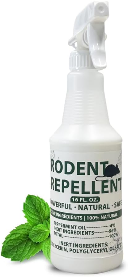 Amazon.com: Rodent Repellent Spray, Peppermint Oil Spray for Mice, Rat ...