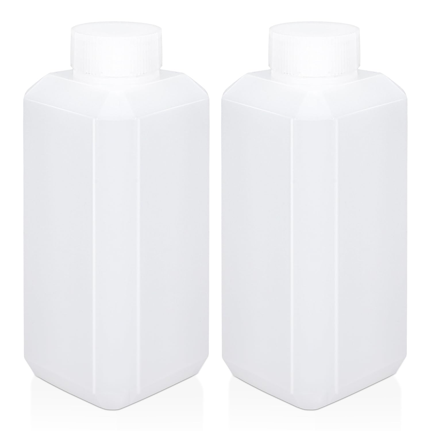 Amazon.com: ASEVAT 8.4oz Plastic Lab Chemical Reagent Bottles, Square ...
