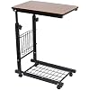 Amazon.com: SIDUCAL End Table Height Adjustable Snack Side Table Under ...